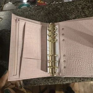 Gillio | Office | Nwt Gillio Firenze Matte Blush Pink Croco Compagna ...